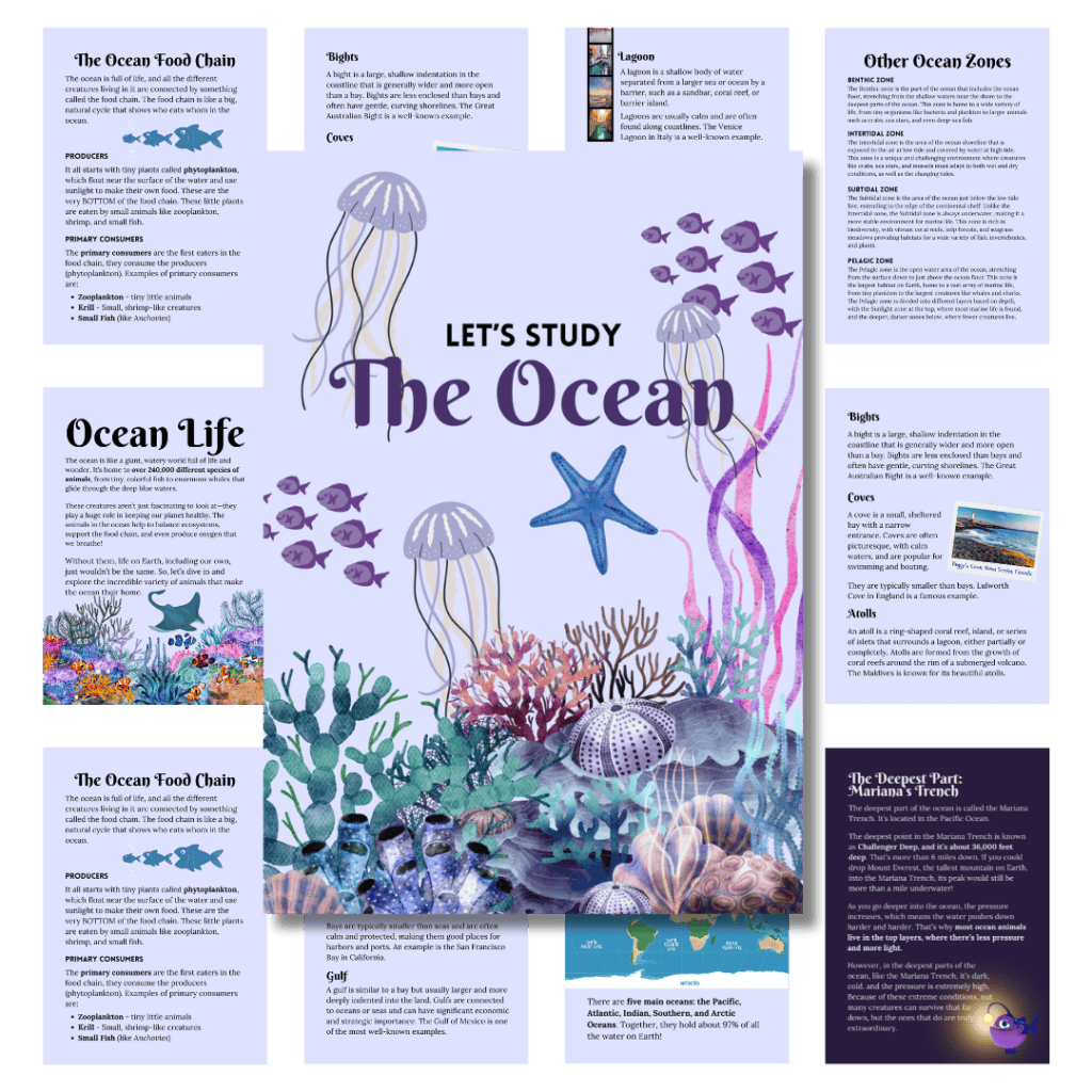 Oceans Unit Bundle (Blue/Purple) *Limited Time* - Digital Bakerie Shop