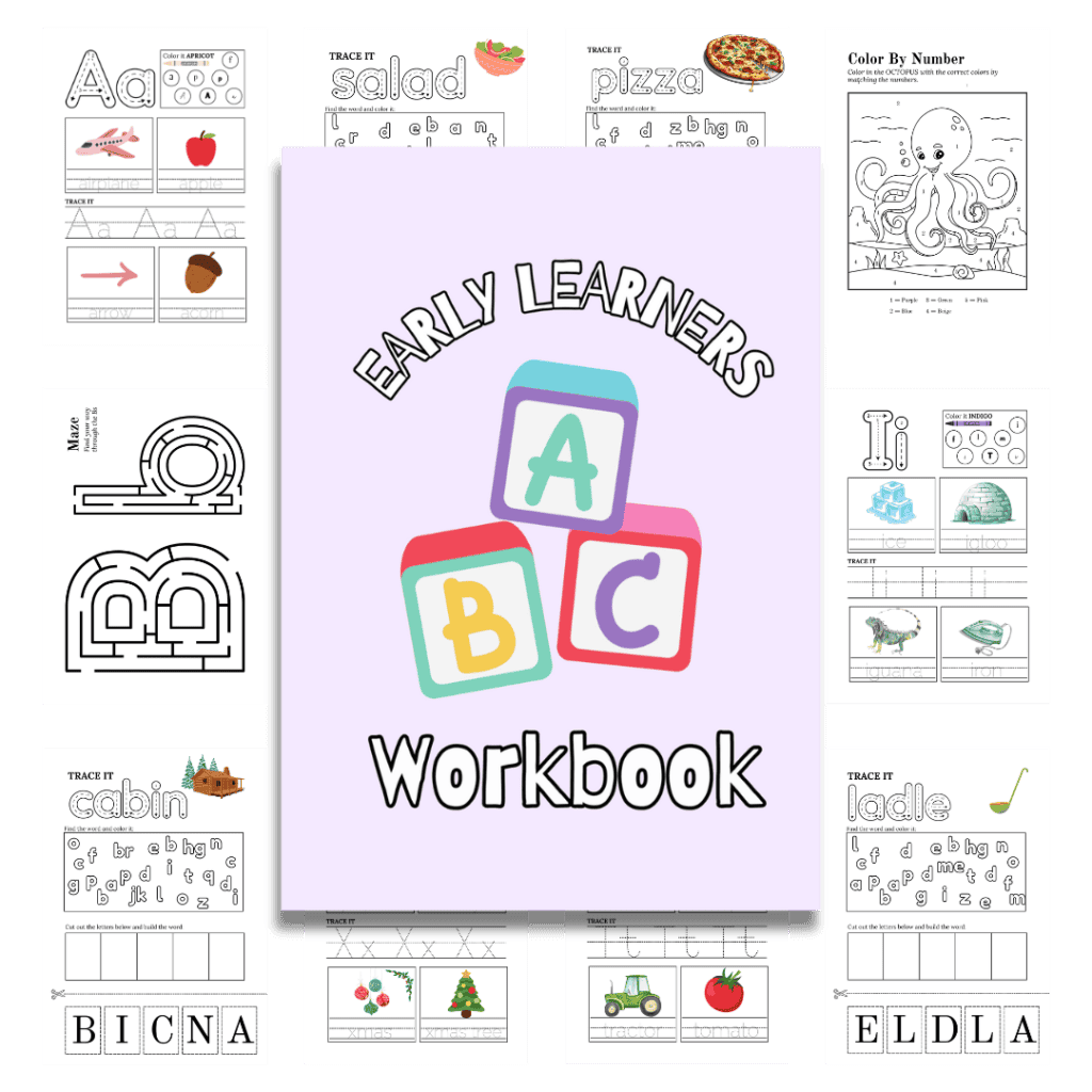 Early Learners: ABC Workbook - Digital Bakerie Shop