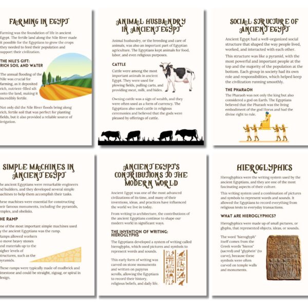 Unit Study: Mysteries of Ancient Egypt - Digital Bakerie Shop