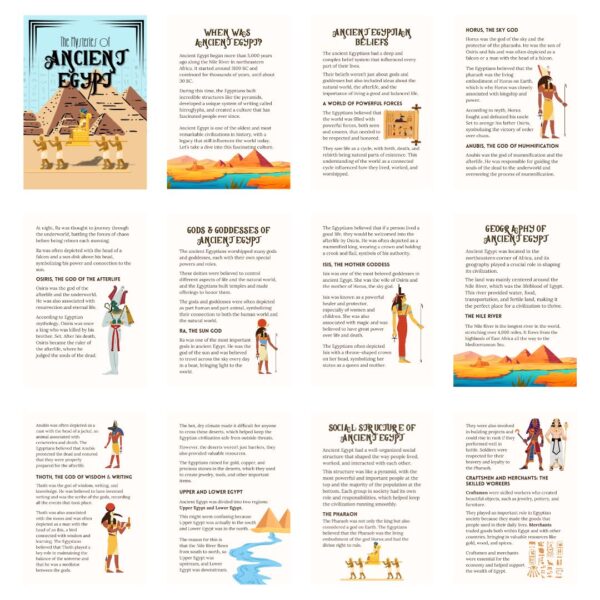 Unit Study: Mysteries of Ancient Egypt - Digital Bakerie Shop