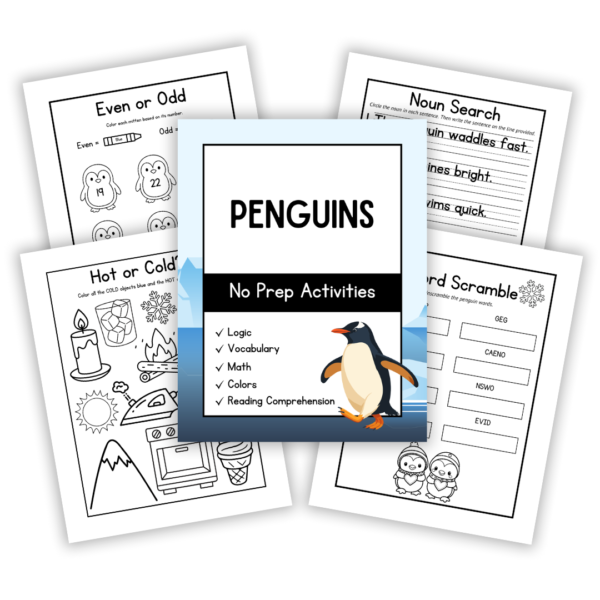 Penguins No Prep Pack - Digital Bakerie Shop